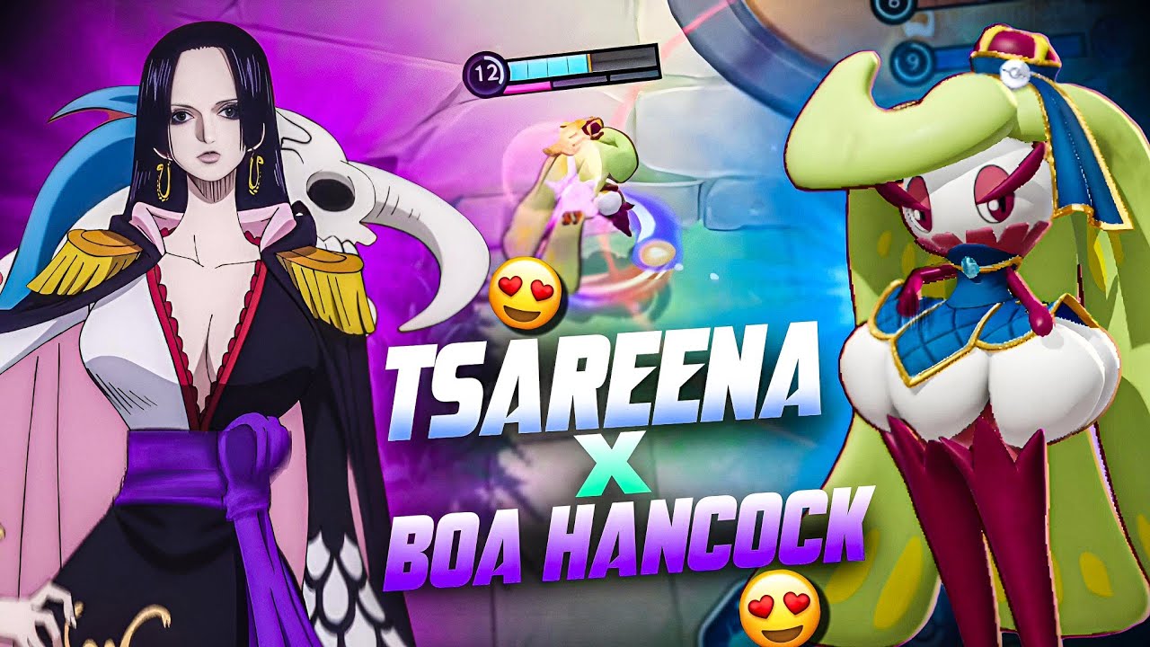 Tsareena x Boa Hancock | Pokemon Unite [EDIT] - YouTube