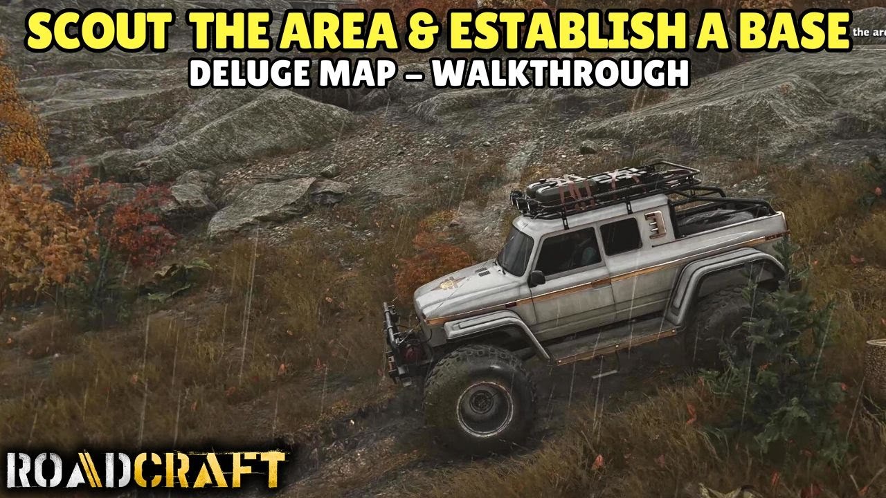 RoadCraft: Scout the Area and Establish a Base - Deluge Map - YouTube