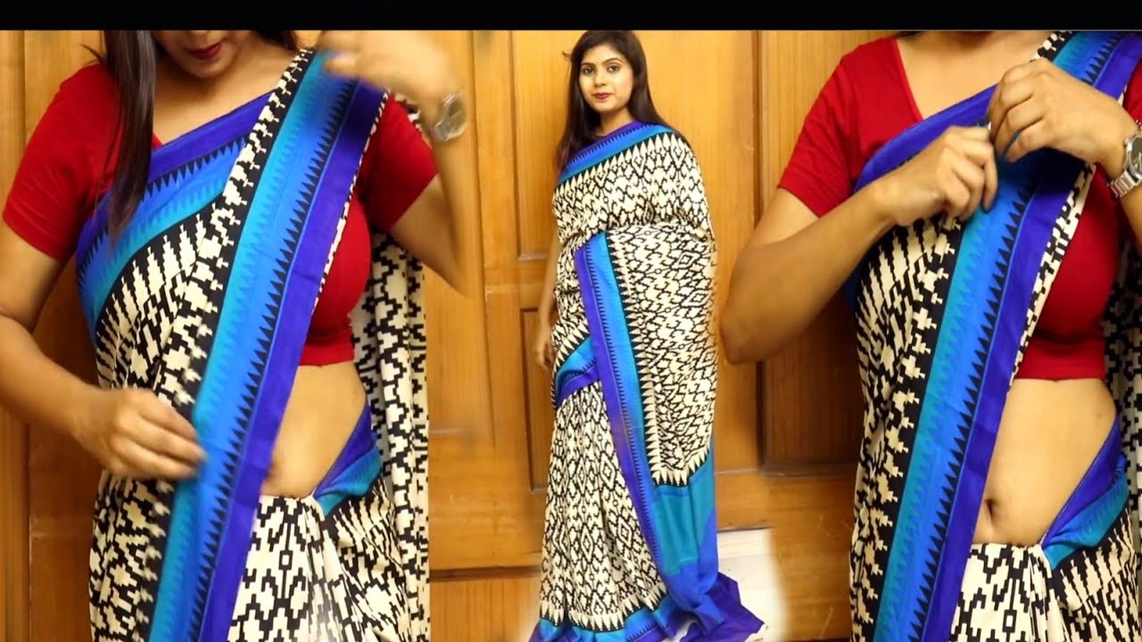 How To Wear Saree for Beginners | Easy Saree Draping Tutorial | Easy ...