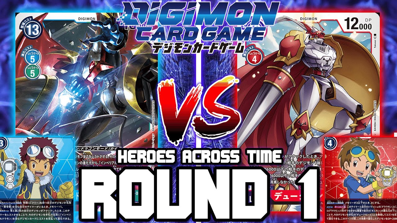 Imperialdramon VS Gallantmon!! | Digimon Card Game: BT-12 Heroes Across ...
