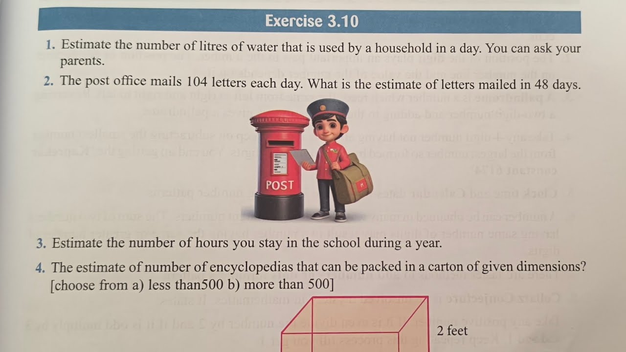 Viva education start up mathematics class 6 ex 3.10 | start up maths ex ...