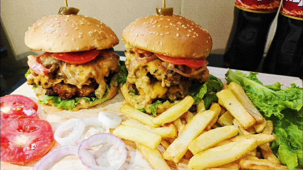 Beef Smash Burger Recipe| Juicy Beef Burger - YouTube