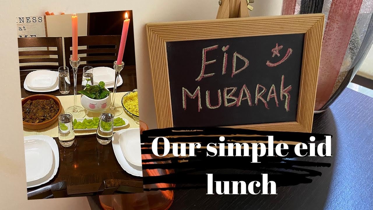 Simple Table Decor | Our Small Eid Lunch | Fana’s Little Home - YouTube