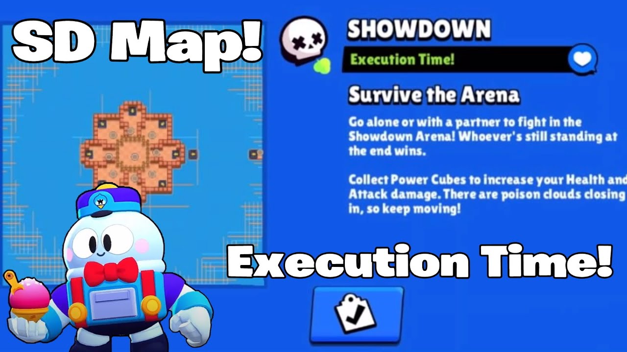 New Execution Time Community map In Brawl stars - YouTube