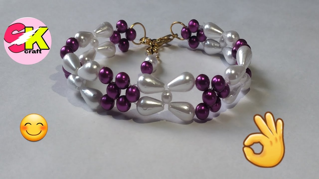 Diy Beaded Bracelet tutorial 49/Easy bracelet making ideas||Easy ...