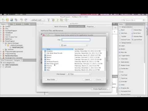 How To Create a Mac App From a Netbeans Java Project - YouTube