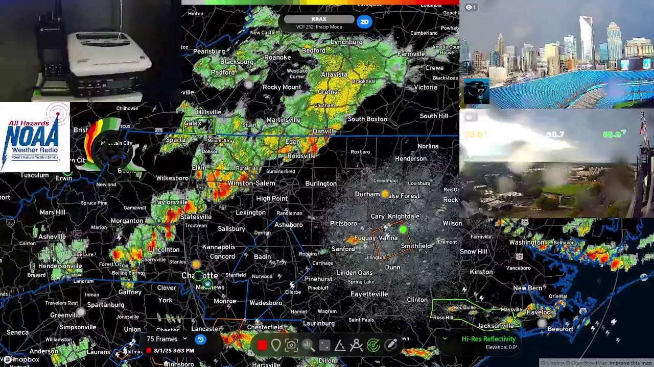 Live weather Radar North Carolina - YouTube