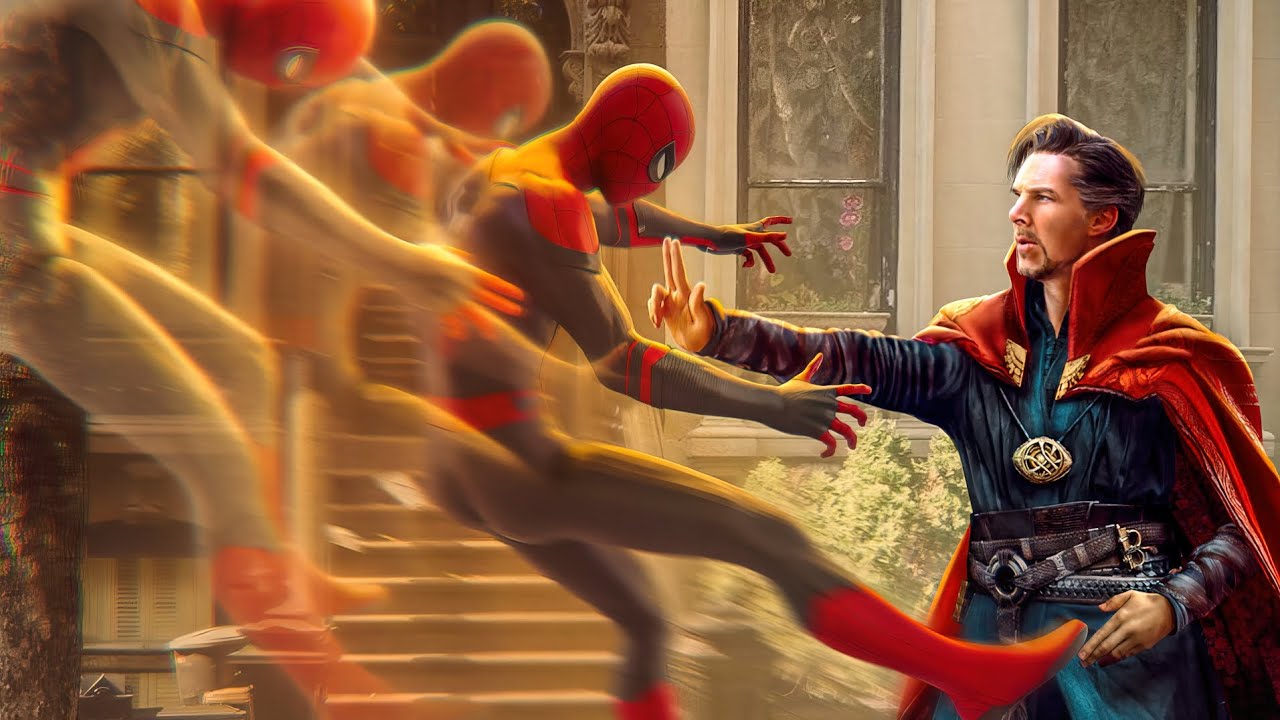 DR STRANGE X SPIDER MAN 🕸️ FIGHT SEEN 😈 | NO WAY HOME 💞 | SPIDRMAN ...