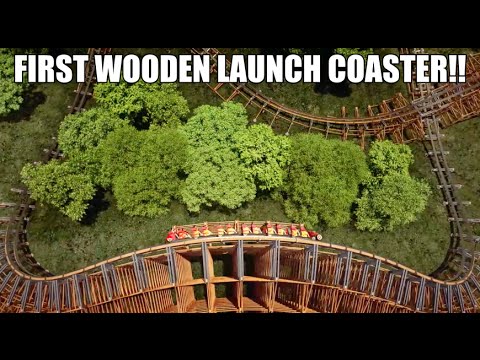 Lightning Rod - First Wooden LAUNCH Coaster - Dollywood - YouTube