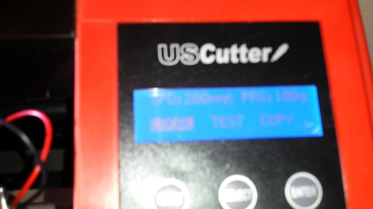 USCutter LaserPoint II Malfunction ... - YouTube