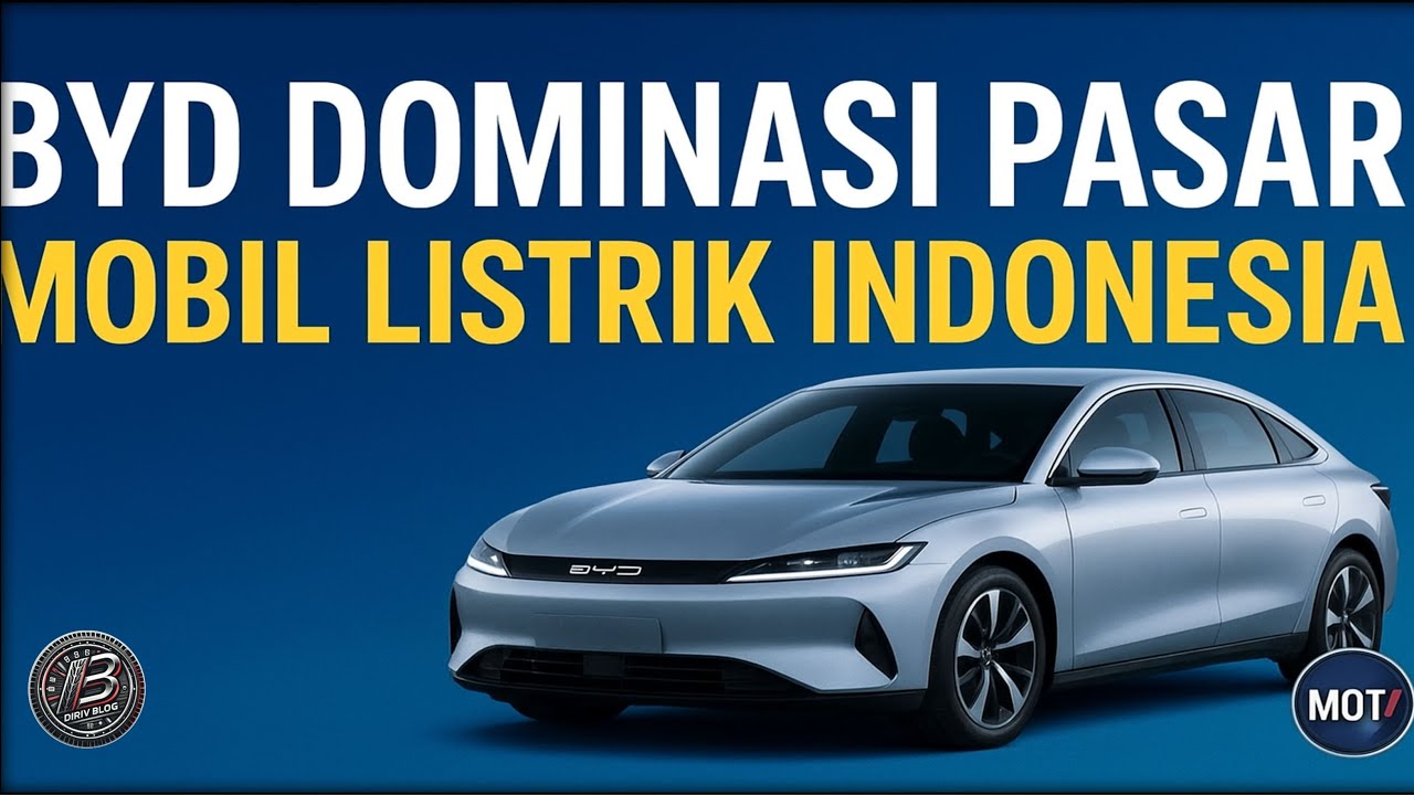 BYD Jadi Merek Mobil Listrik Terlaris di Indonesia!" - YouTube