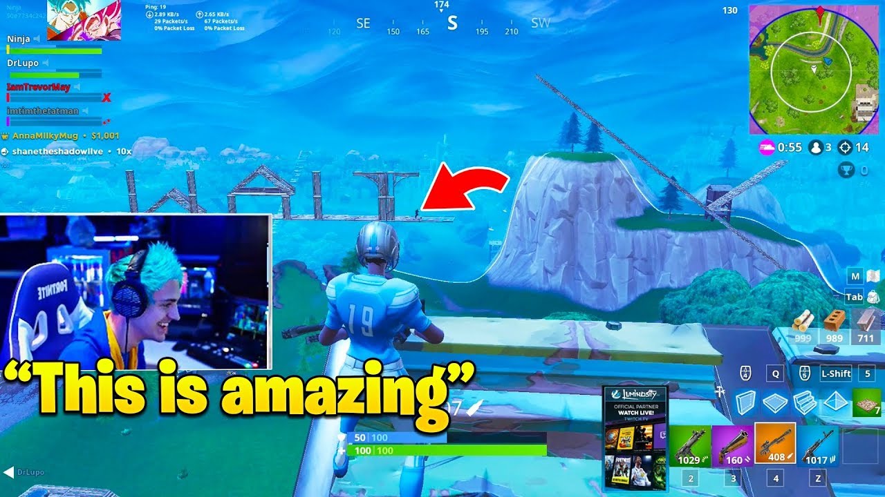 Ninja Completely SHOCKED at How CREATIVE This Stream Sniper Was ...