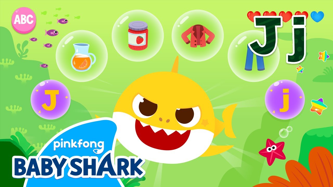 Learn ABC with Baby Shark! | Alphabet J | Phonics | Baby Shark Doo Doo ...