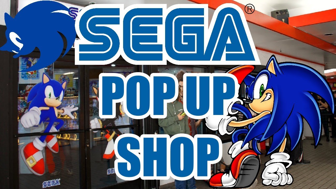 SEGA Pop up shop in LA - YouTube