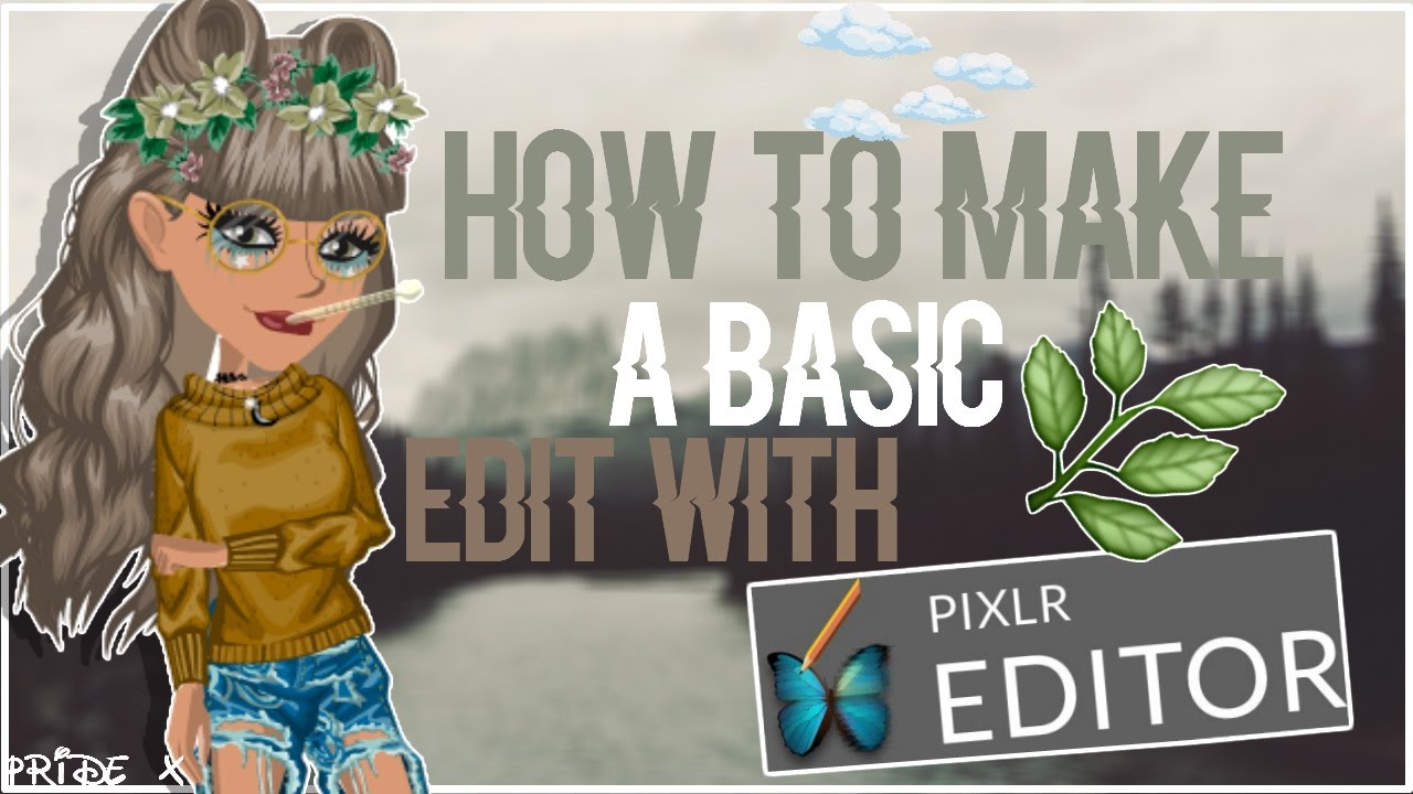 How to make a MSP edit using Pixlr // Pride x - YouTube