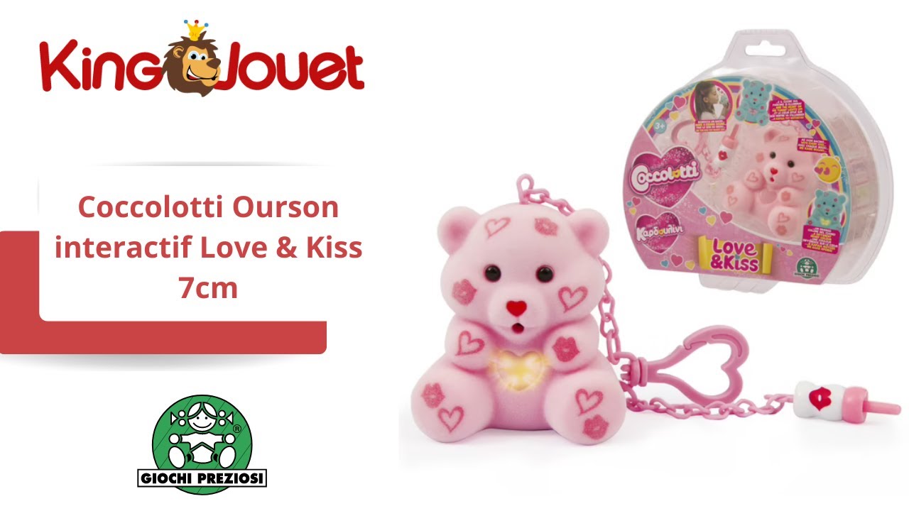 Coccolotti Ourson interactif Love & Kiss 7cm - Giochi Preziosi - YouTube