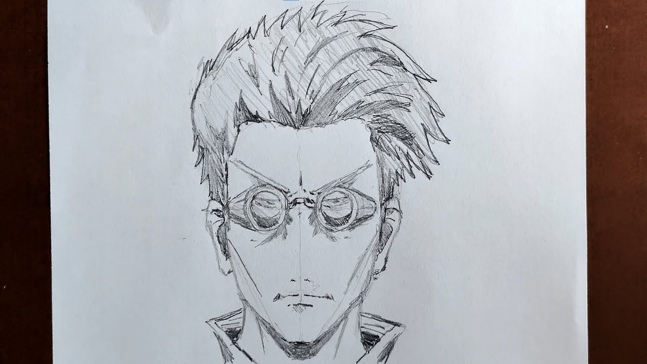 How to draw Nanami from Jujutsu Kaisen Easy steps - YouTube