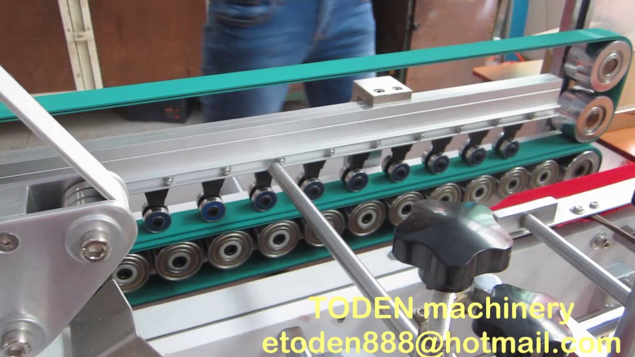 PVC Solvent Gluing Machine ,PVC Clear Boxes Pasting Machine - YouTube
