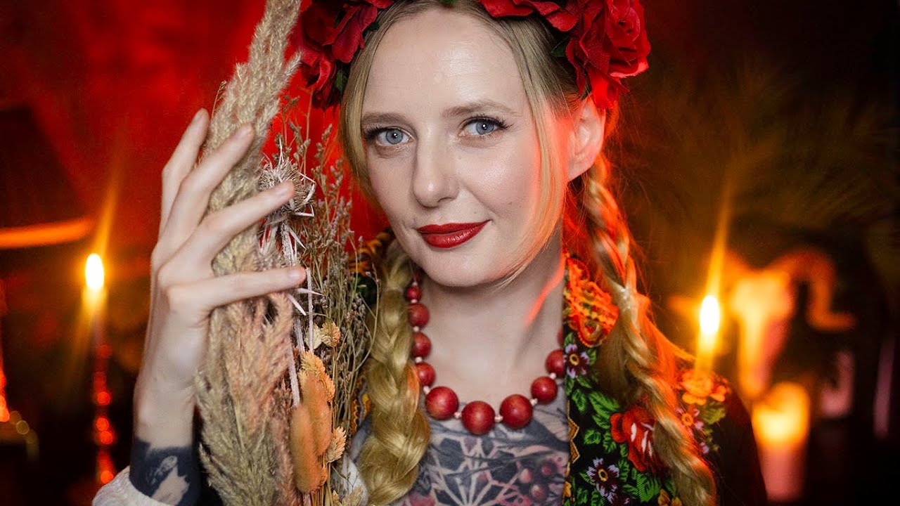 Slavic Girl performs Protection Ritual - Powerful ASMR Magic | caring ...