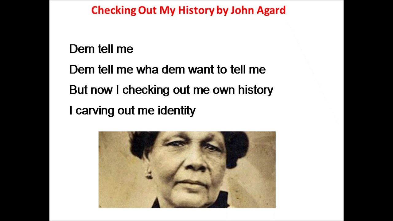 Checking out me History read by John Agard - YouTube