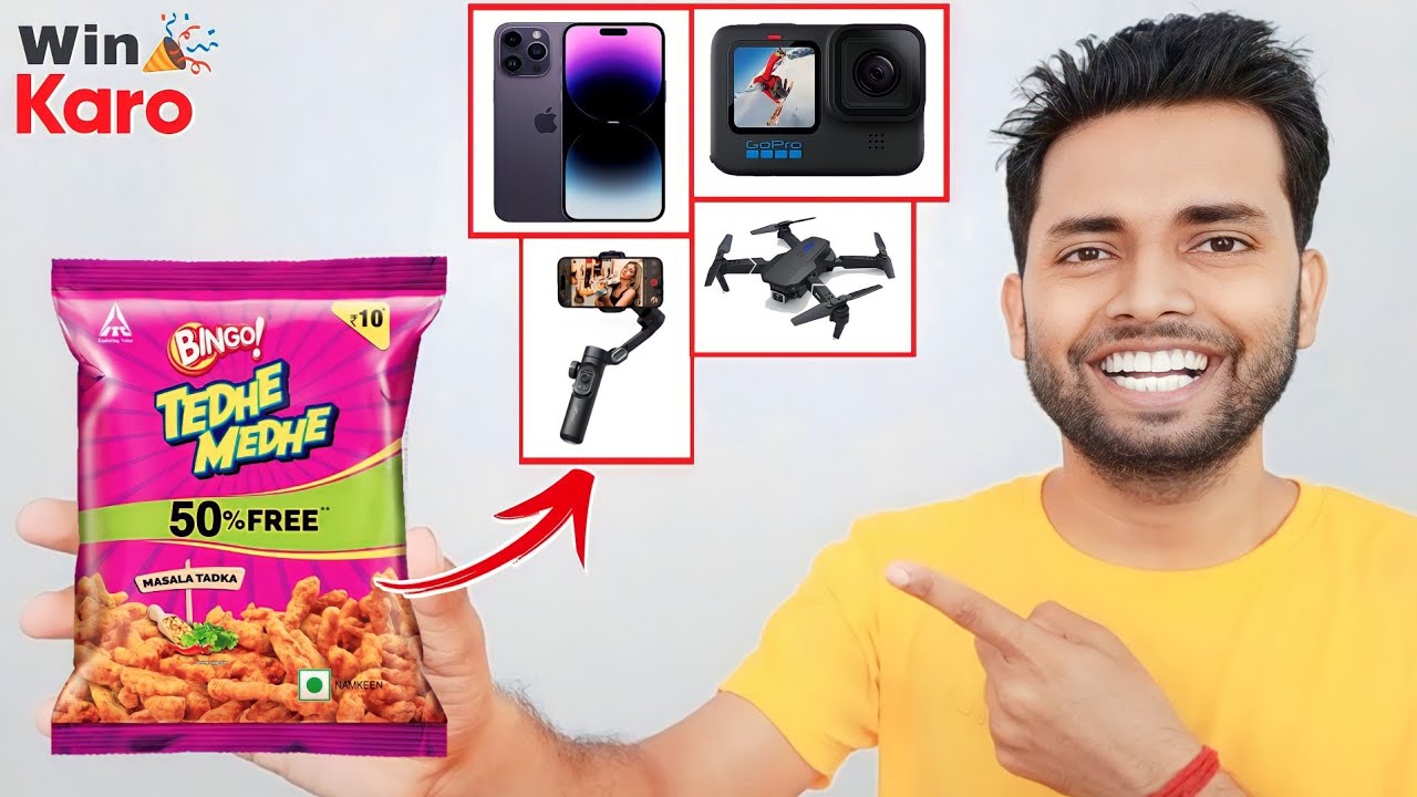 Bingo Tedhe Medhe Amar Ujala Contest - Win iPhone 15, Drone, GoPro ...