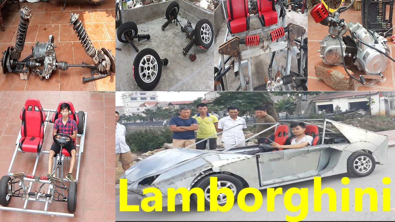 How to make a lamborghini at home - YouTube