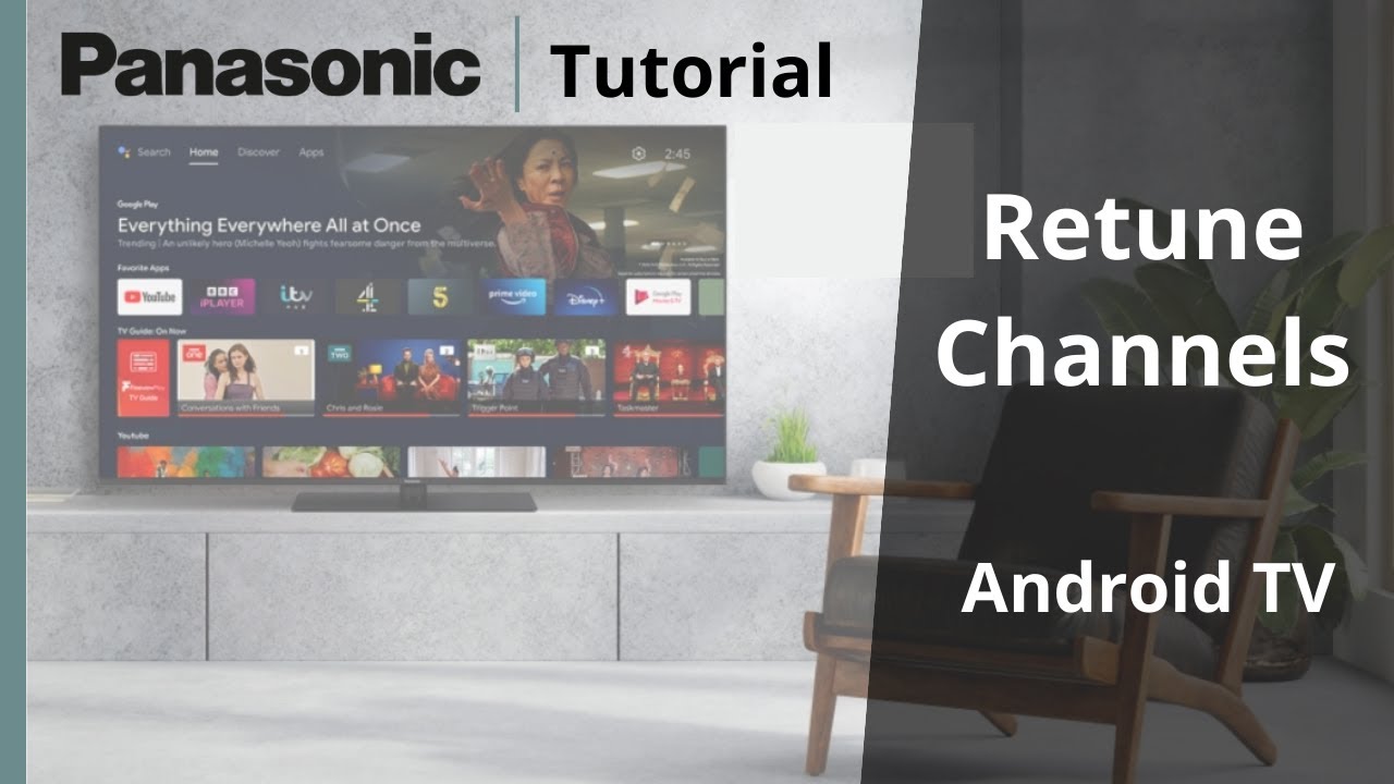 How to retune the channels on an Android TV - YouTube