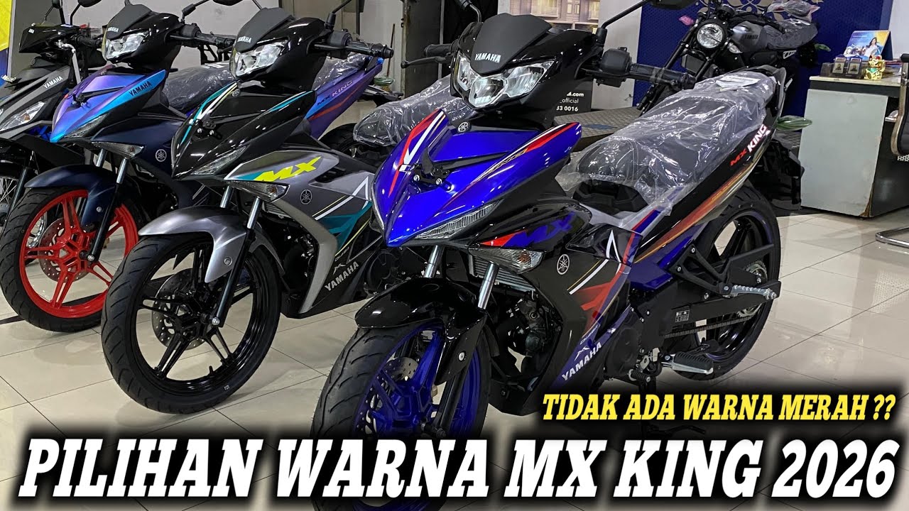 PILIHAN WARNA MX KING 2026 | WARNA MERAHNYA MANA PERTAMA DI INDONESIA ...