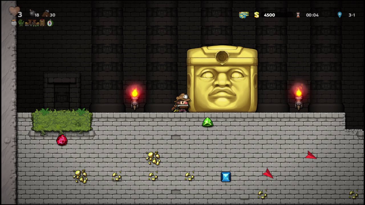Spelunky 2 Temple Attempt #7: Victory! - YouTube