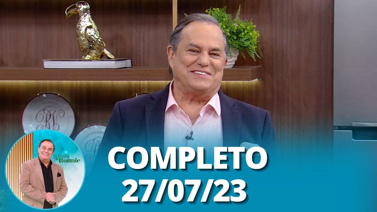 Manhã do Ronnie: Papo com Ângelo Máximo, cuidado com os lábios e mais ...