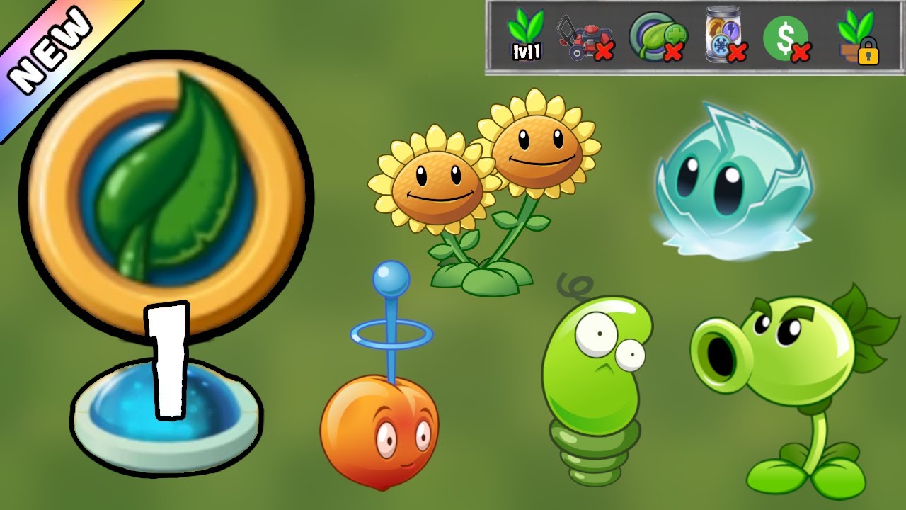 Plants vs. Zombies 2 - Plant of the Week E.M.Peach Level 1 [Plants Lvl ...