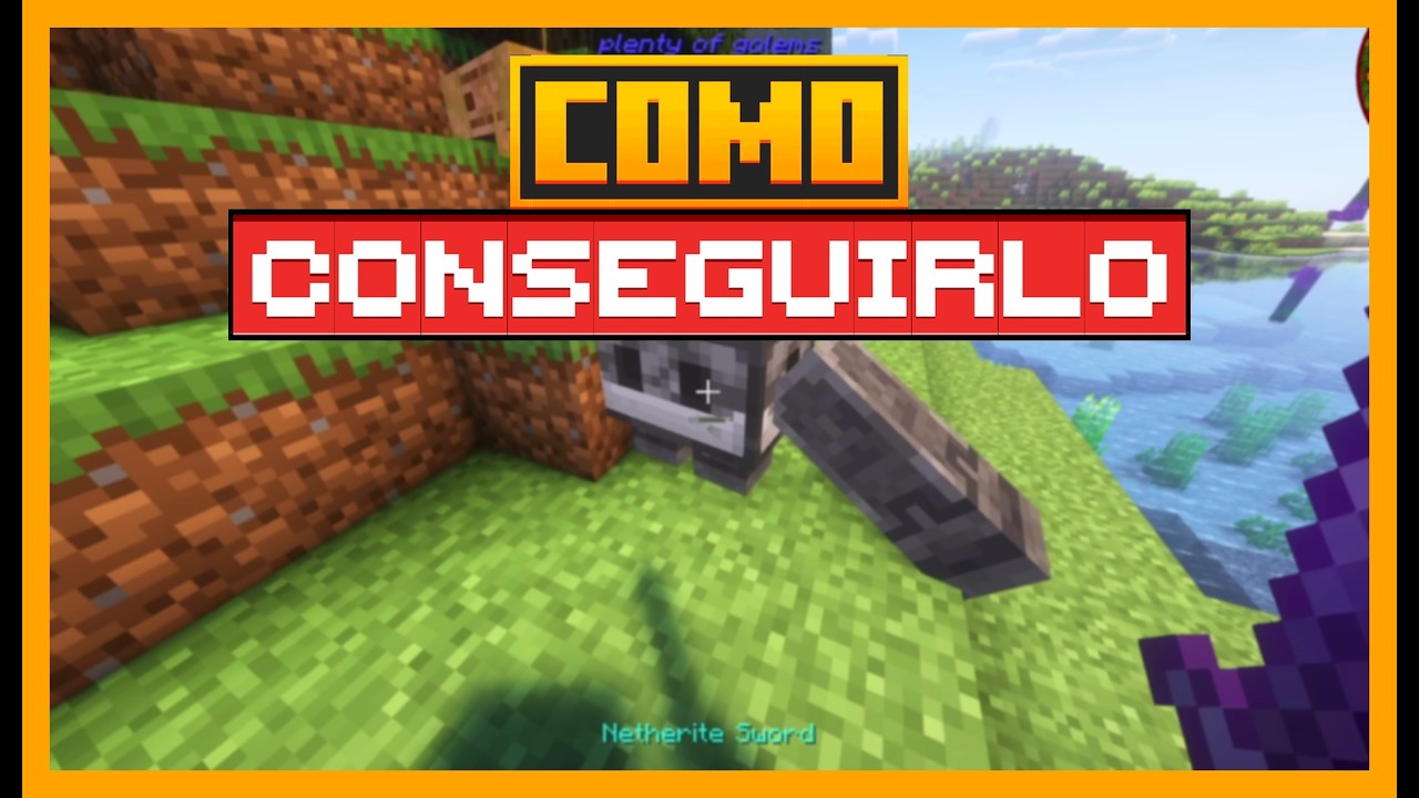 CÓMO CONSEGUIR el PISTON GOLEM en MINECRAFT Plenty Of Golems - YouTube