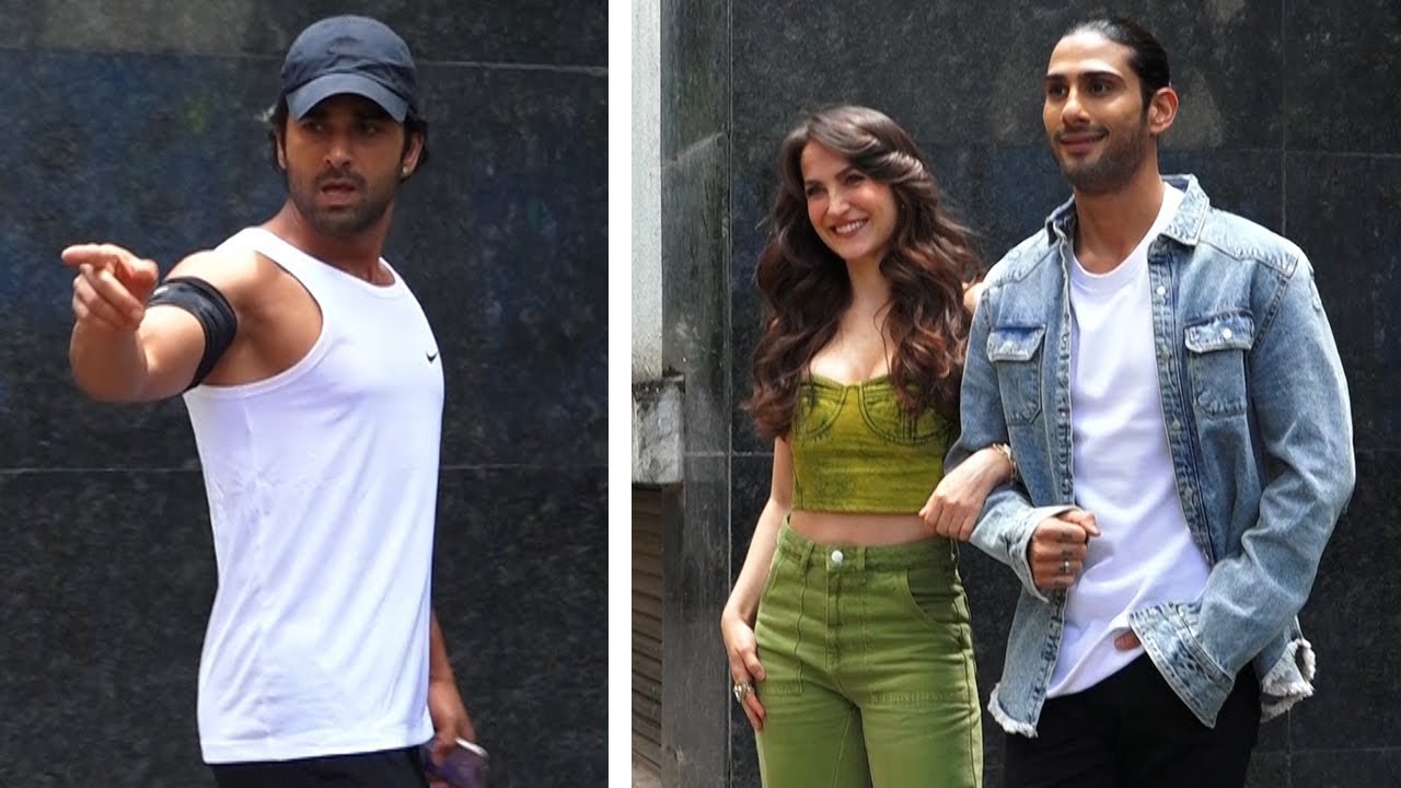 Pulkit Samrat, Prateik Babbar With Elli Avrram Spotted At Santacruz ...