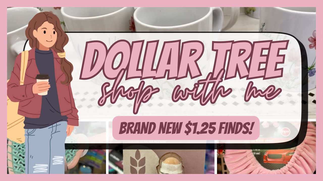 Dollar Tree Shop With Me | BRAND NEW $1.25 FINDS! - YouTube
