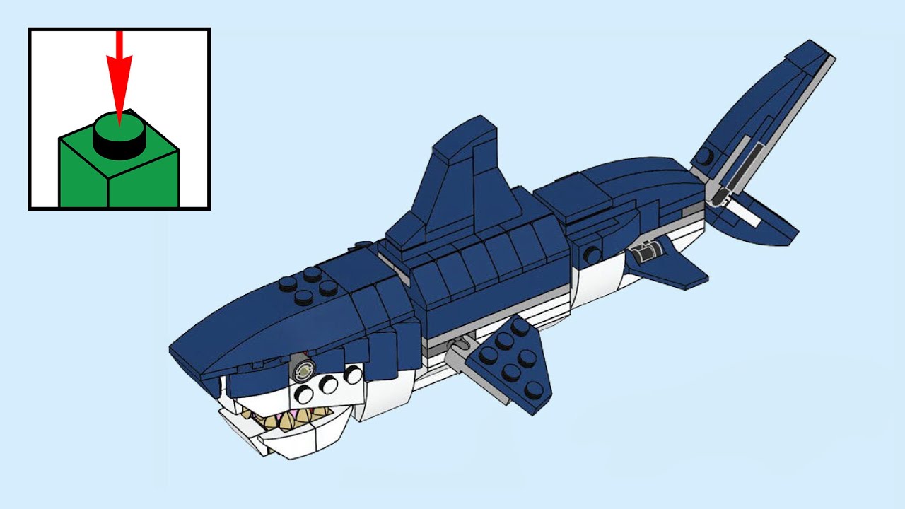 LEGO Creator 3-in-1 31088, Deep Sea Creatures - building instructions ...