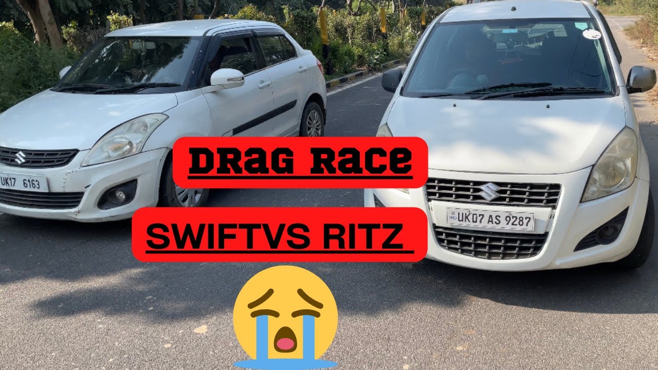 Swift dezire diesel vs ritz diesel drag race🏎️🏎️🏎️🥇moj krdi swif ...