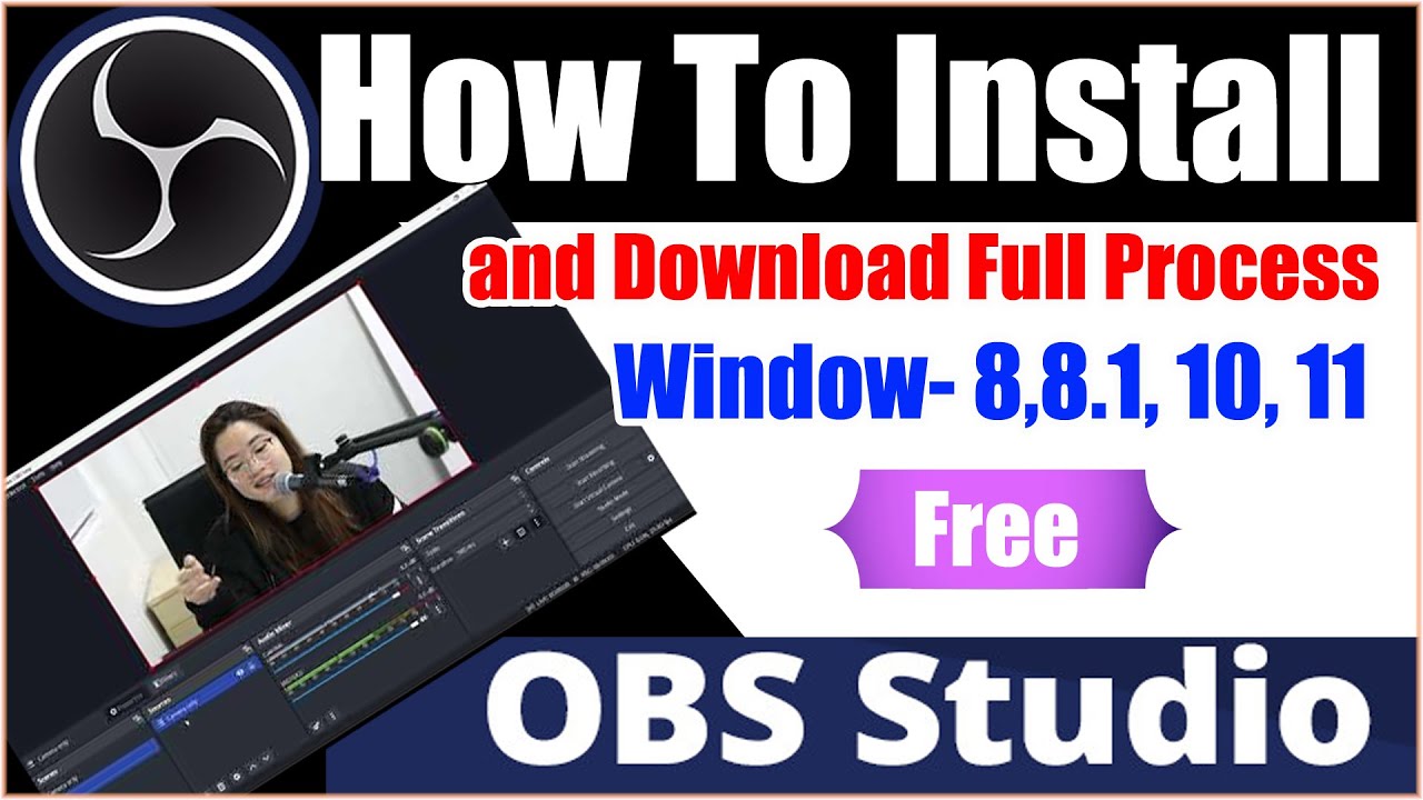 OBS Studio Full Process | How To Download and Install OBS Studio On ...