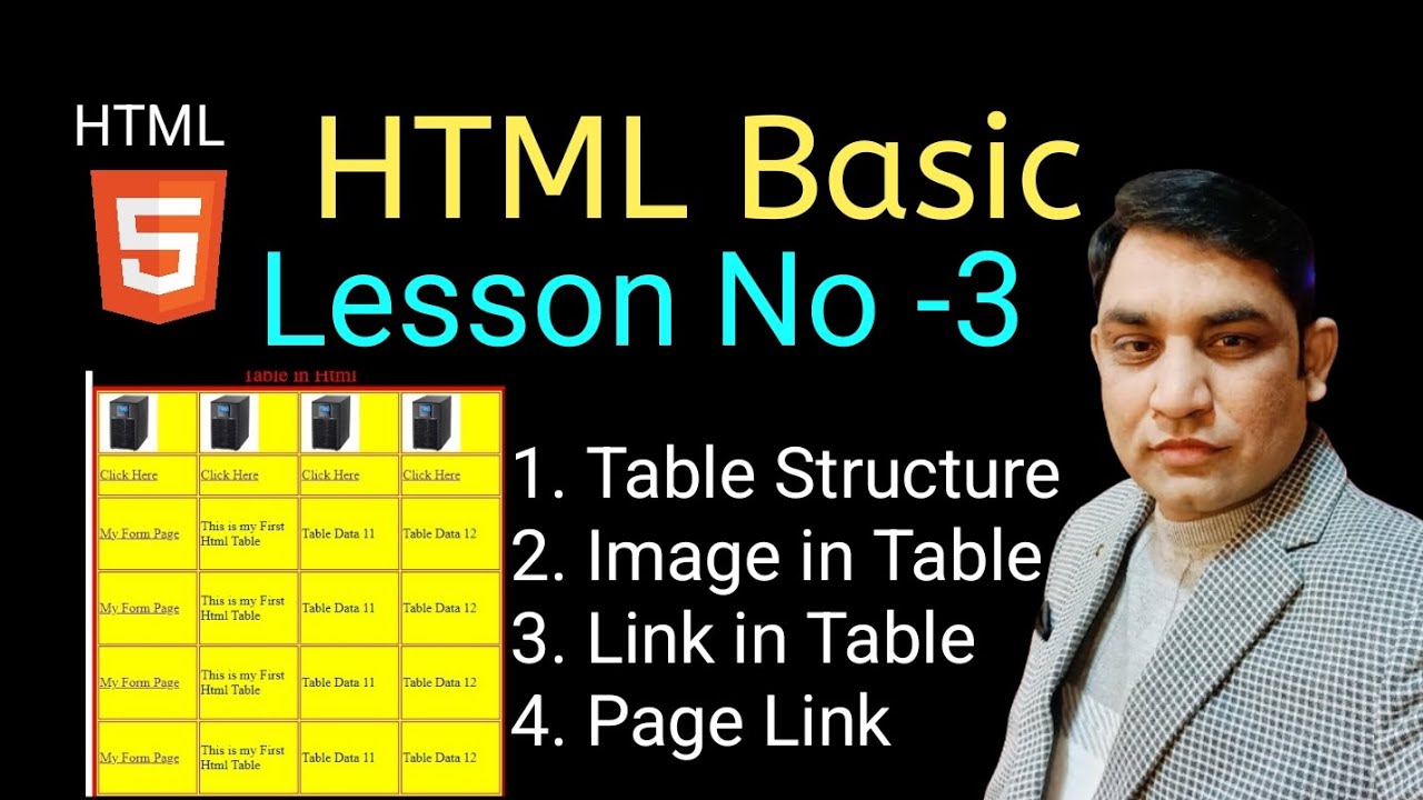 How to Create Table in Html | Html Tutorial in Hindi Lesson No-3 # ...