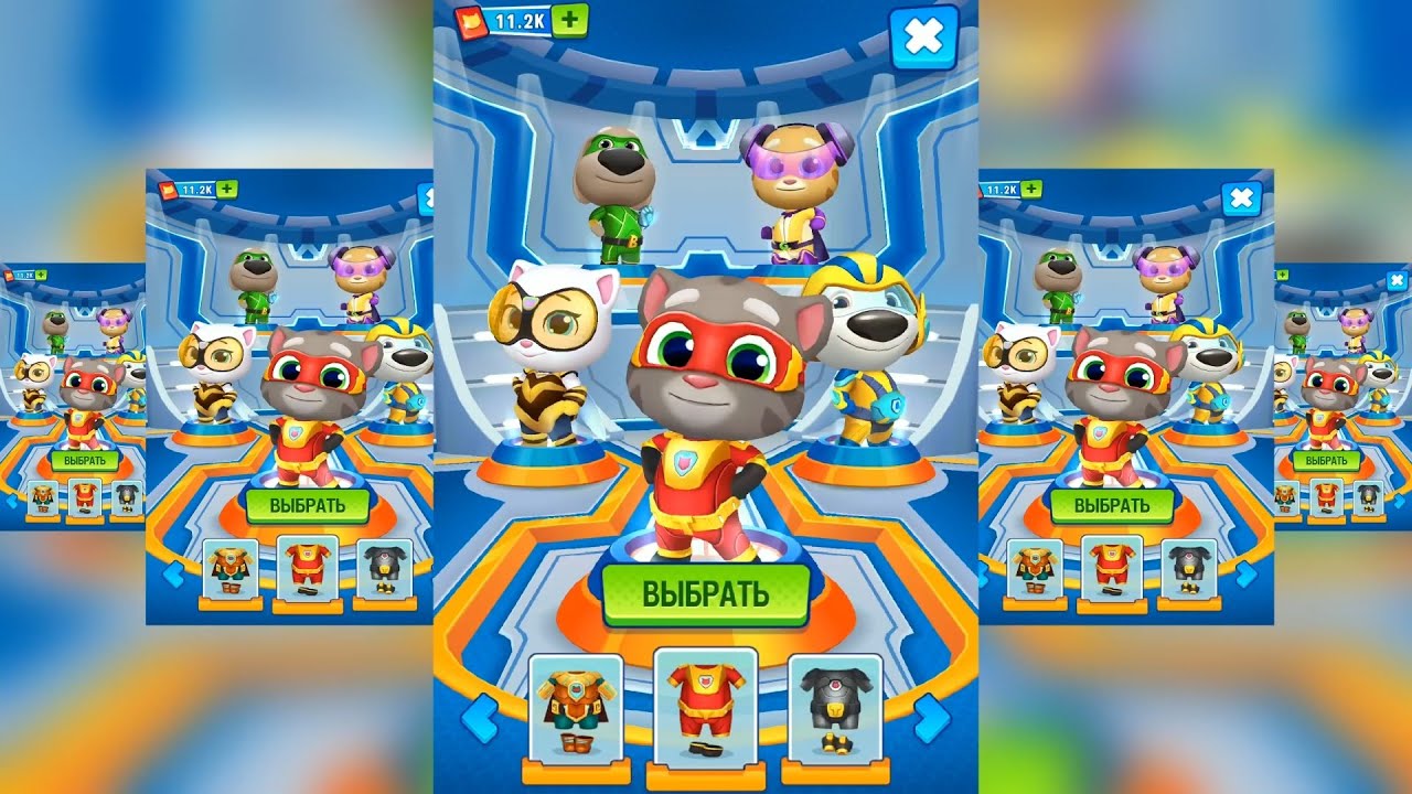 Talking Tom Hero Dash 5x Super Mega Tom Gameplay Android, iOS - YouTube