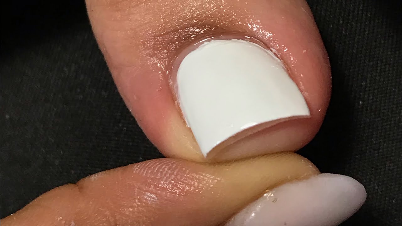 BIG TOE ACRYLIC APPLICATION WITHOUT TIP | APLICACION DE ACRILICO UÑAS ...