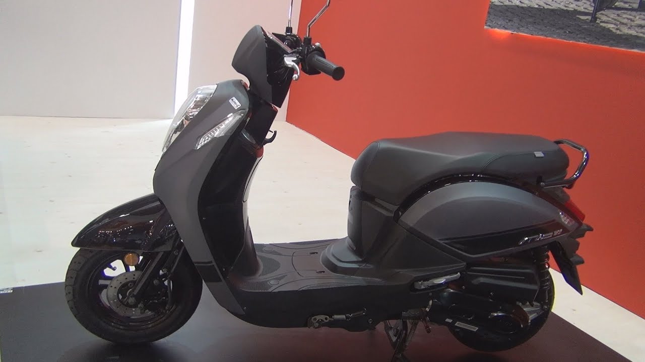 SYM MIO 50i Grey (2019) Exterior and Interior - YouTube