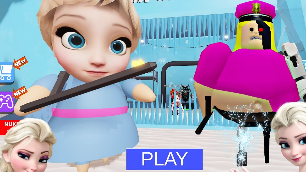 WOW 🌟QUEEN ELSA BARRY'S PRISON RUN OBBY FULL WAIKTHROUGH GAMEPLAY - YouTube