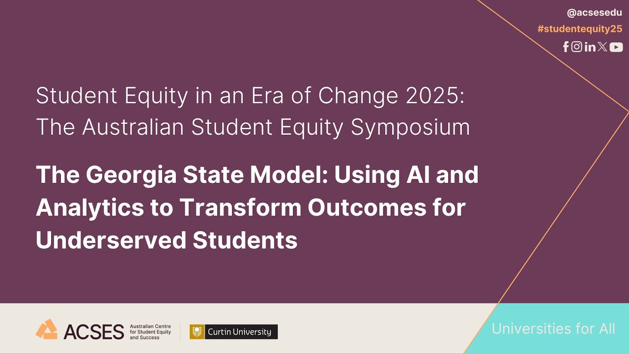 ACSES Symposium 2025 | Day 2: Dr Timothy Renick Keynote Address and ...