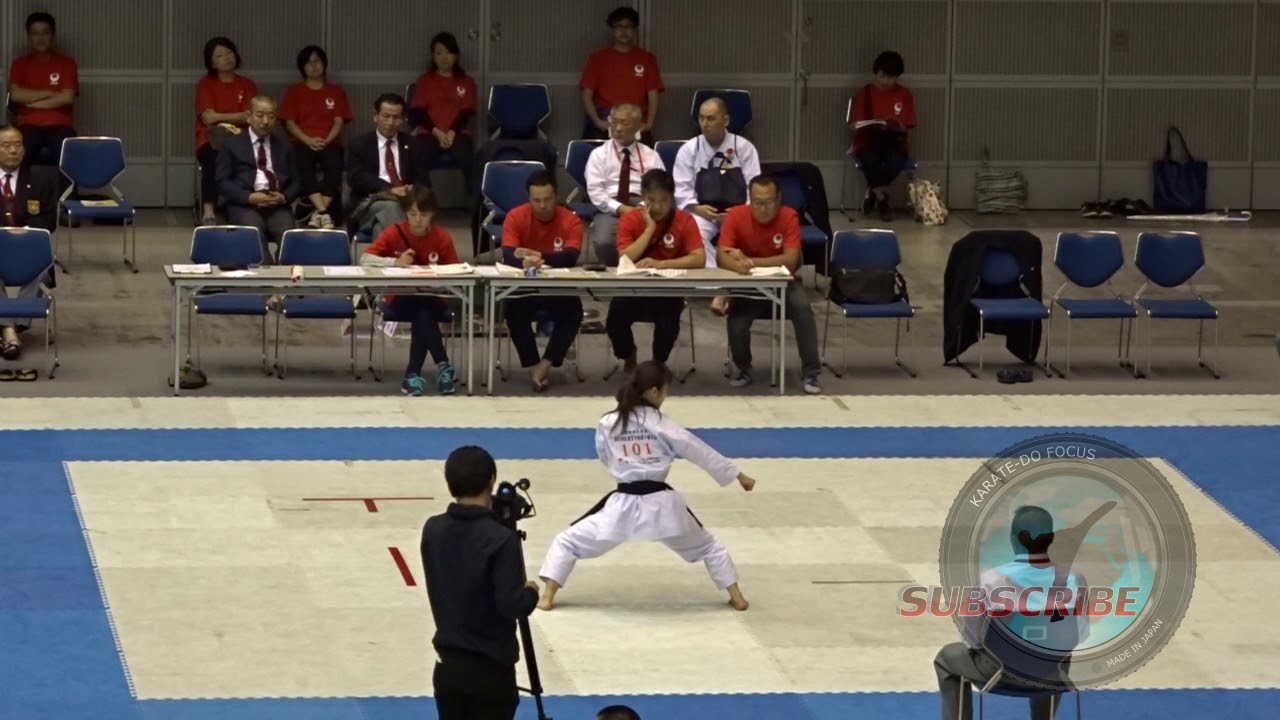 The 60th All Japan Karate do Championship - Nakamura Ayano - Gojushiho ...