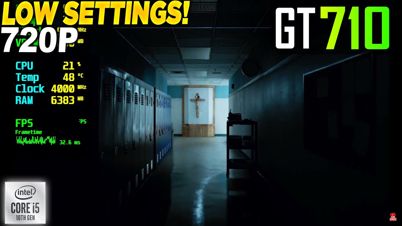 Outlast 2 GT 710 - 720p Low, - YouTube