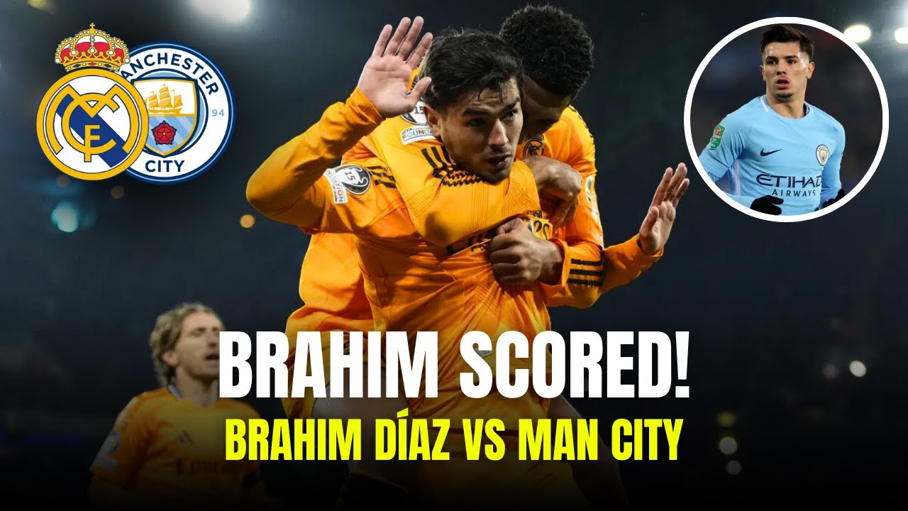 Brahim Díaz Goal vs Manchester City | GOLAZO! | Real Madrid 3x2 ...