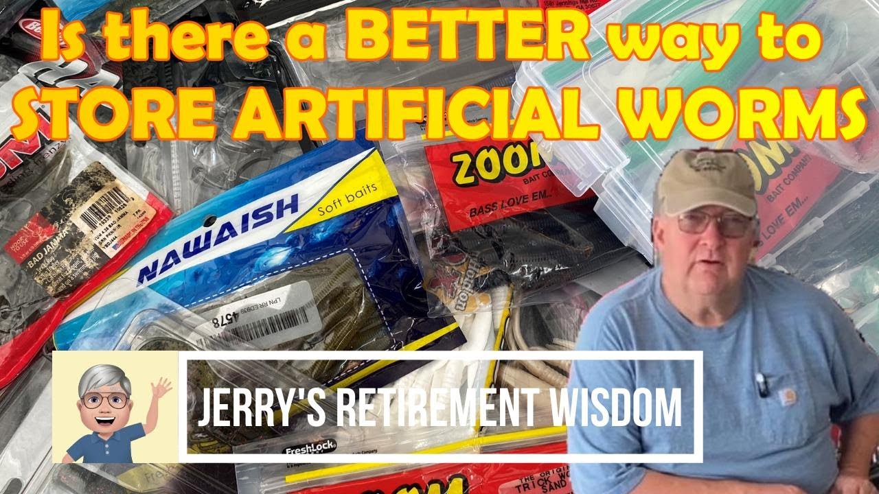 BETTER way to STORE ARTIFICIAL WORMS? - YouTube