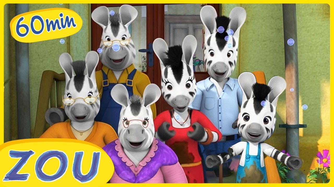 ZOU passe du temps avec sa famille | Compilation 1H | ZOU en français 🦓 ...