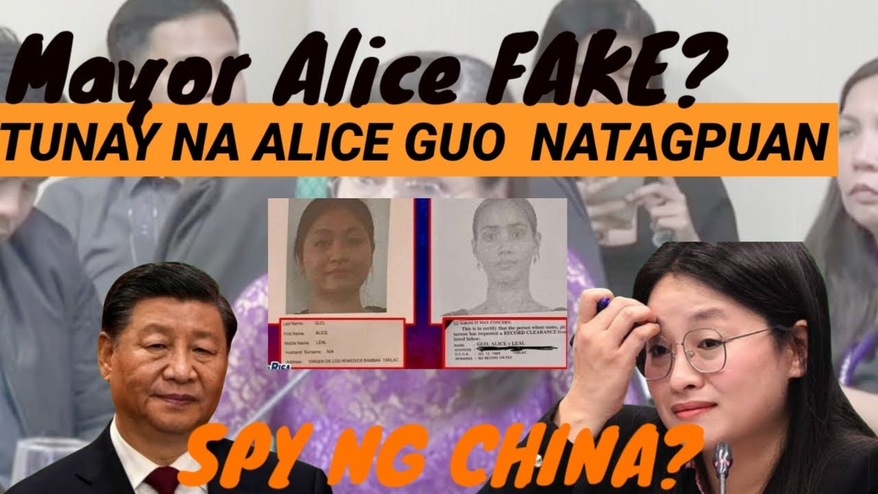 NATAGPUAN NA ANG TUNAY NA ALICE GUO|Mayor Alice Fake? - YouTube