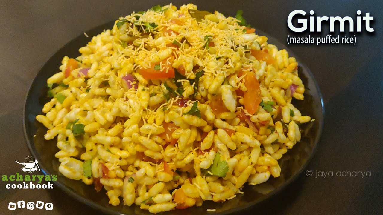 girmit recipe | masala puffed rice north karnataka style | easy and ...